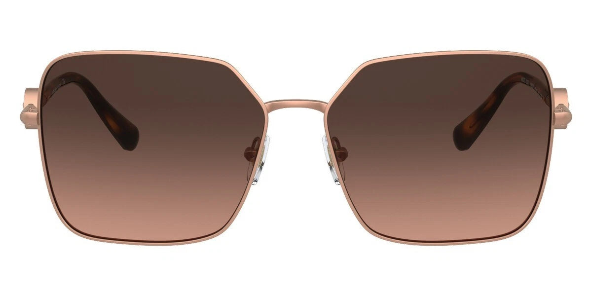VERSACE Matte Pink Gold Square Metal Womens Sunglasses VE 2227 1466G9 ...